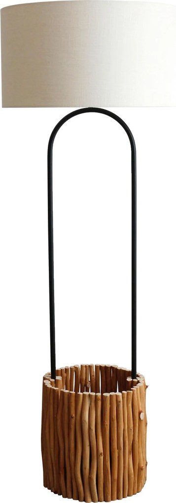 XXXLutz STOJACÍ LAMPA, 155 cm P & B - Online Only svítidla - 001769025008