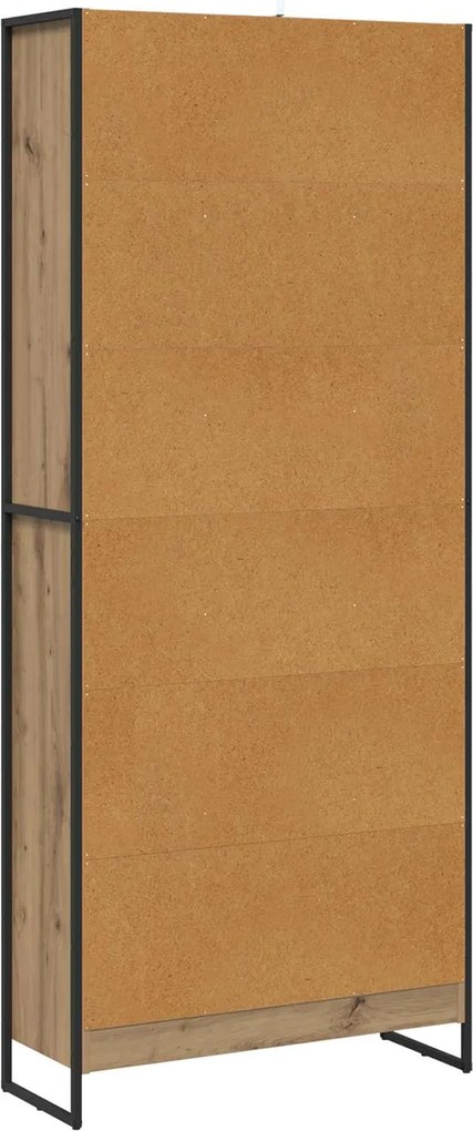 Knihovna 80 x 30 x 189,5 cm Kompozitní dřevo Umělecký dub 3403015
