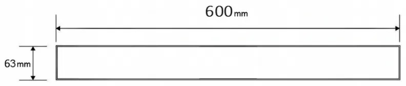 Mexen M01 vzor, mřížka na sprchový žlab 60 cm zlatá, 1520060