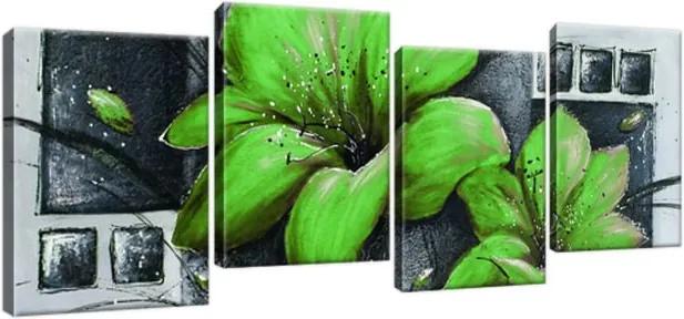 Tištěný obraz Nádherné zelené Vlčí máky 120x45cm 2457A_4AS