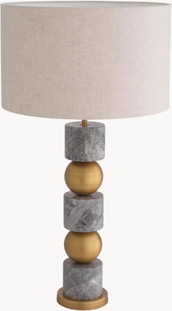 Mramorová stolní lampa Levy