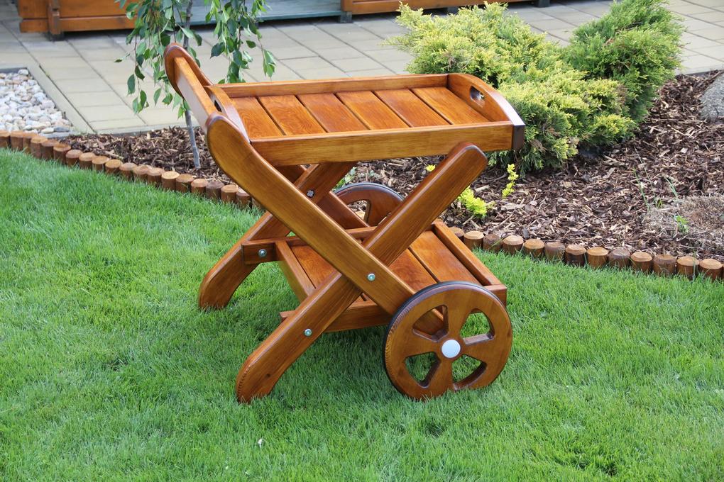 Zahradní sestava Gold velká + lehátko a servírovací vozík