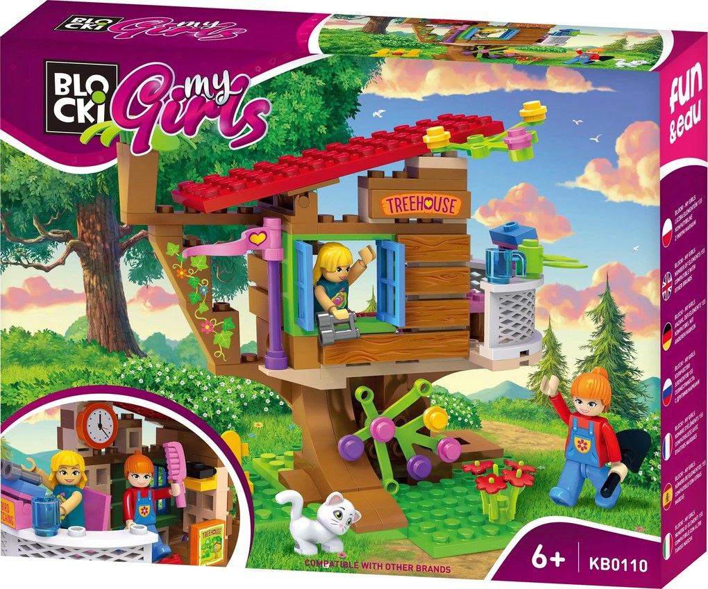Stavebnice blocki mygirls tree house