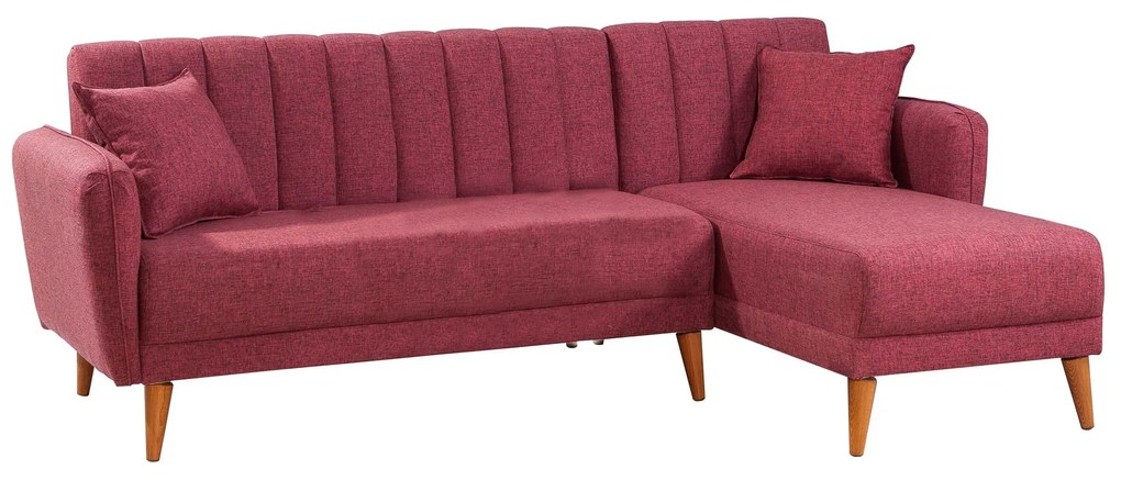 Atelier del Sofa rozkládací rohová pohovka AQUA růžová pravý roh 867UNQ1406