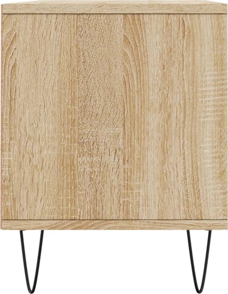vidaXL TV skříňka 100 x 34,5 x 44,5 cm kompozitní dřevo [831239] Barva: bílá s vysokým leskem