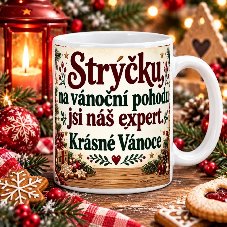 Vánoční hrnek pro strýčka – 300 ml
