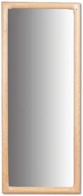 Drewmax dřevěné zrcadlo na zeď 125 cm LA113 borovice