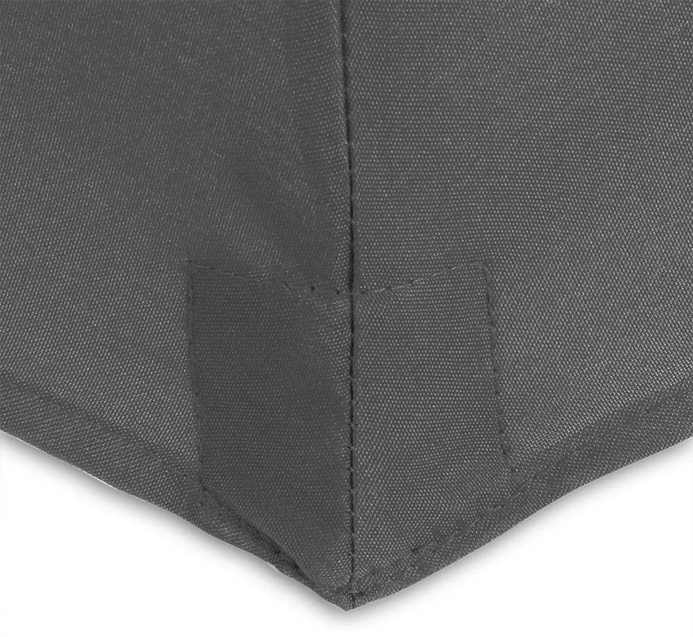 Půlkruhový slunečník antracit průměr 270 cm 104164