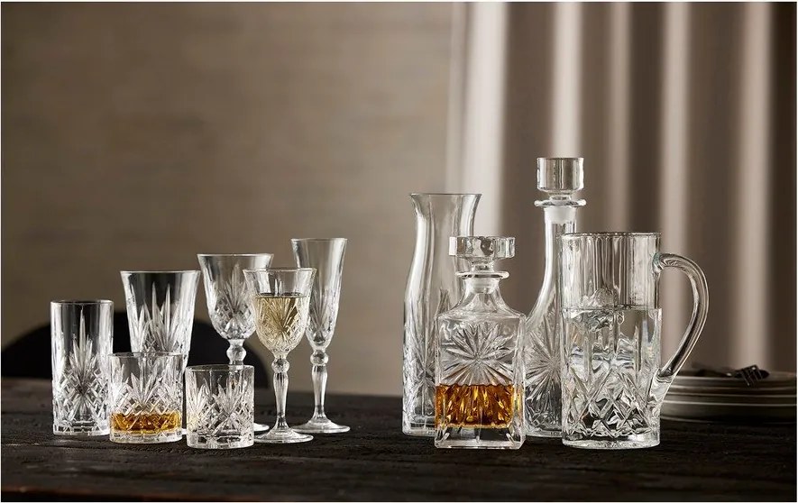Křišťálové sklenice v sadě 6 ks na whiskey 310 ml Melodia – Lyngby Glas