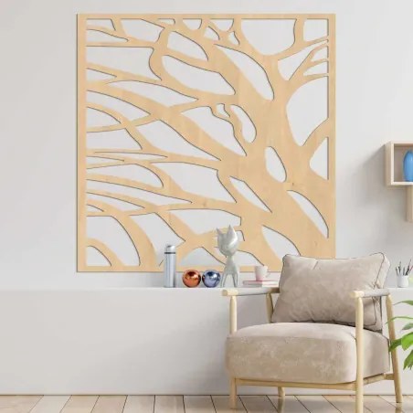 Moderní dřevěný obraz stromu – Designová dekorace na zeď | SENTOP HDF0283