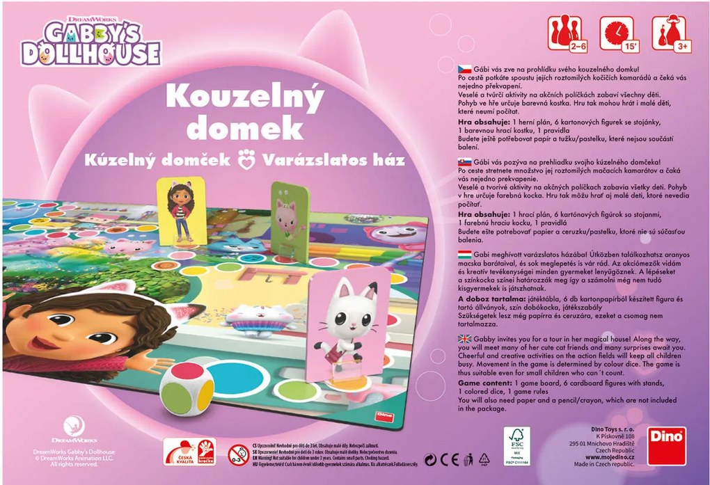 DINO Hra Gábinin kouzelný domek *SPOLEČENSKÉ HRY* dn624061
