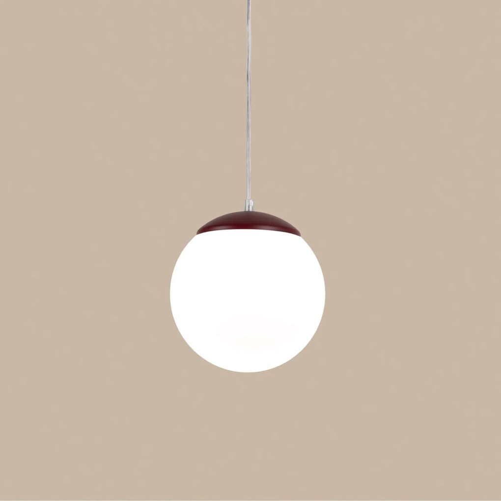 Sollux Lighting Závěsné svítidlo UGO 40 bordó