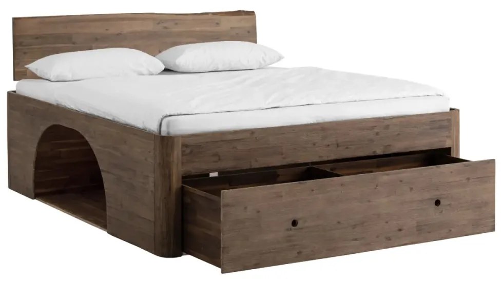 furniture-nabytek.cz - Postel Compr 180x200 Akácie