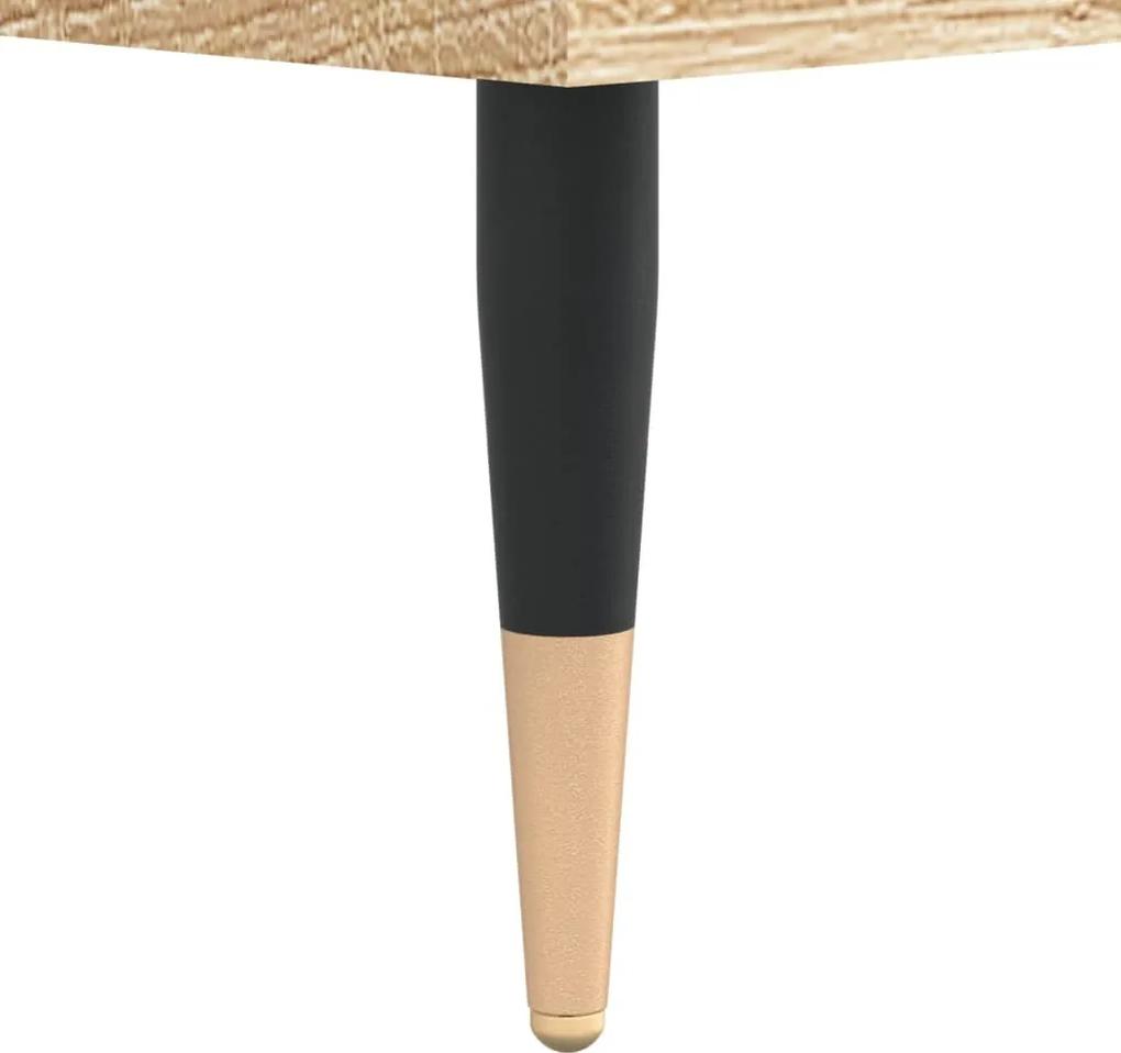 vidaXL Skříň highboard 34,5 x 34 x 180 cm kompozitní dřevo [3190064] Barva: kouřový dub