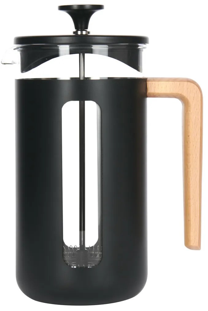 KitchenCraft French Press La Cafetiere PISA na 8 šálků, černý LCPISA8CPBLKW