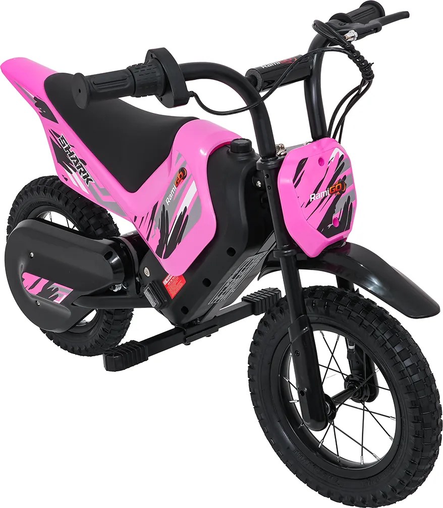Ramiz Dětský elektrický motocykl SHARK růžový