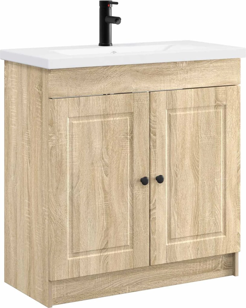 Sada koupelnového nábytku Dub sonoma 78,5 x 37,5 x 81 cm 3404136
