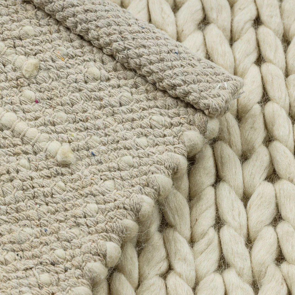 Dywany Łuszczów, Kusový koberec Tahar 99004B cream, 160x240, bílá, ložnice