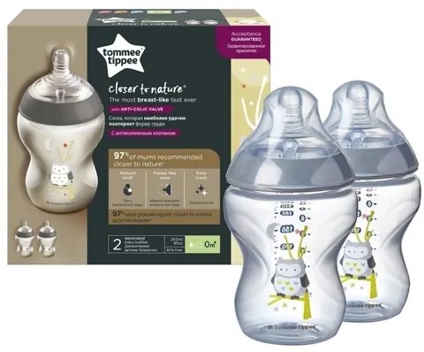 LÁHEV 2 X 260 ML. MODRÁ Tommee Tippee