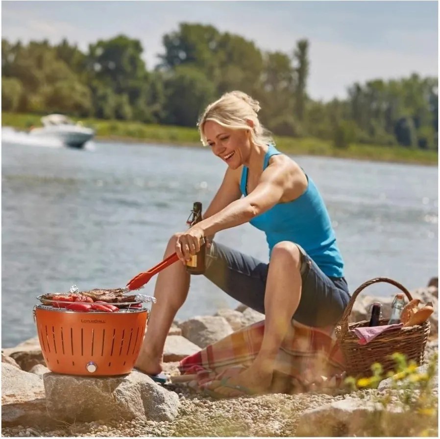 Gril na dřevěné uhlí/přenosný ø 35 cm Classic – LotusGrill
