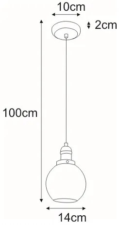 Závěsné svítidlo K-8036D-1 z řady SAMANTA