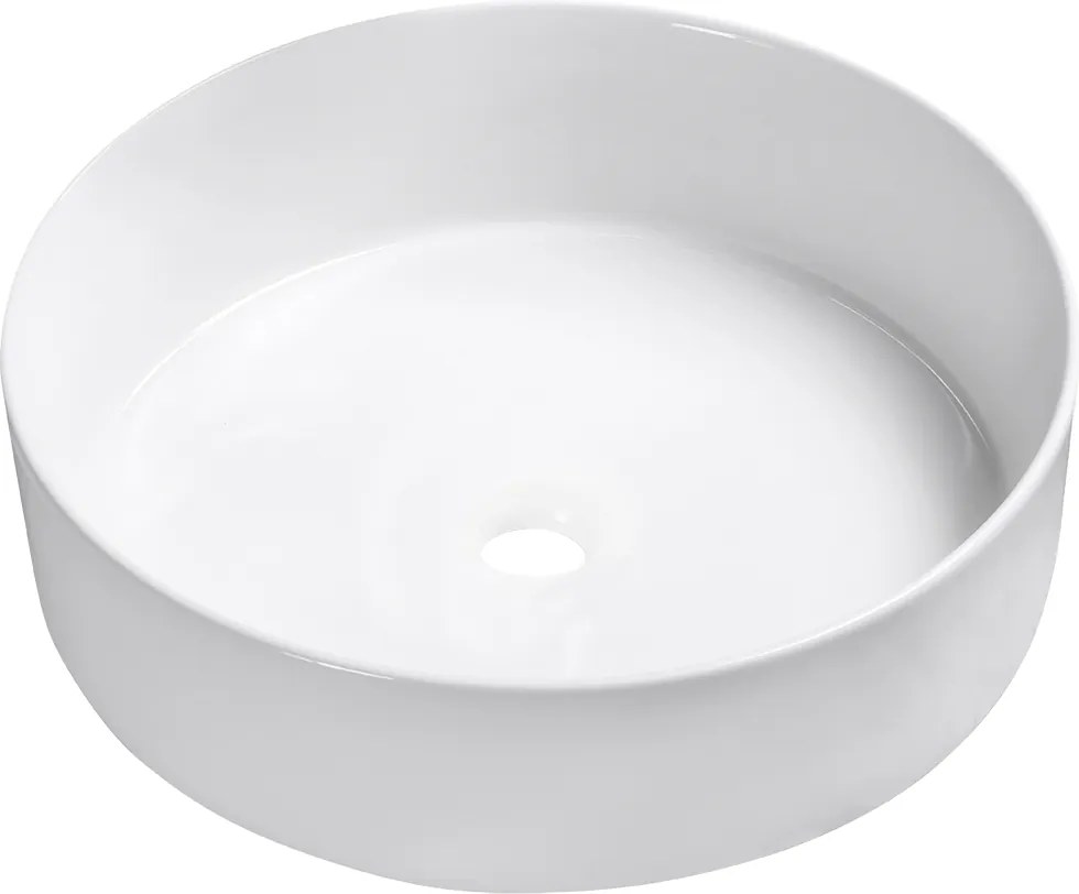 Laveo Desna, keramické umyvadlo na desku 360x360x120 mm, bílá, LAV-VUD_6236