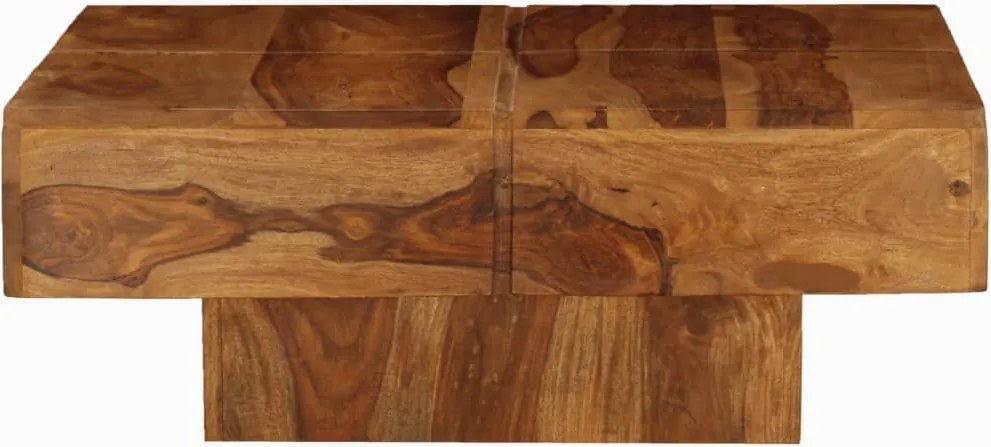 Konferenční stolek 80 x 80 x 30 cm masivní akáciové dřevo 246250