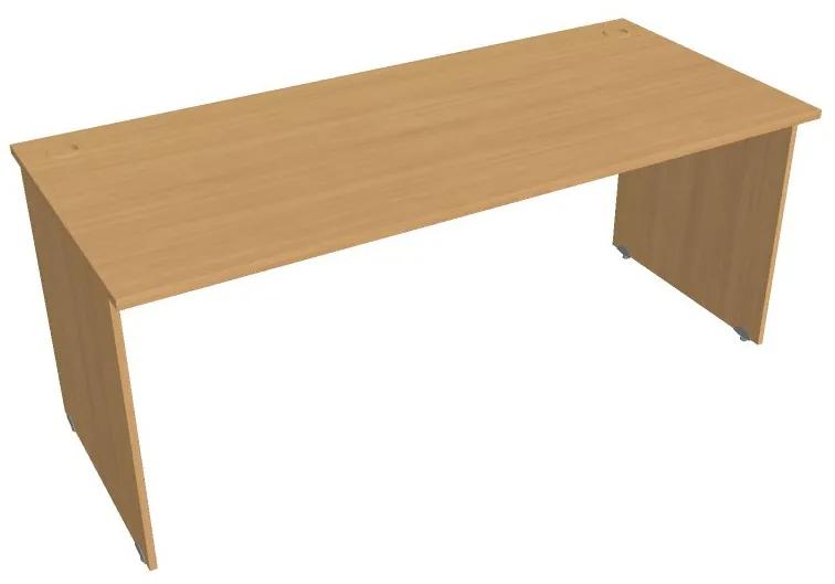 Stůl pracovní rovný 180 cm - Hobis Gate GS 1800 Dekor stolové desky: buk, Dekor lamino podnože: buk
