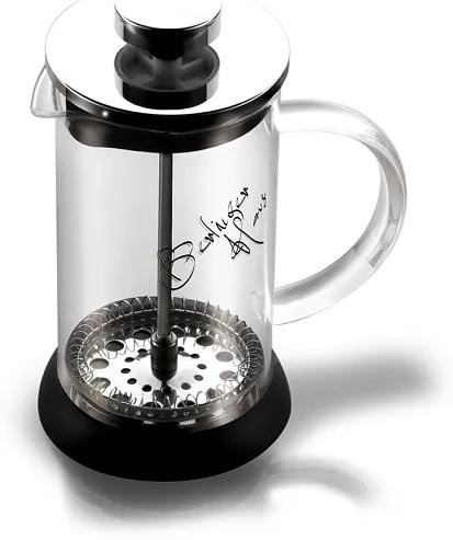 BERLINGERHAUS Konvička na čaj a kávu French Press 600 ml černá BH-1787