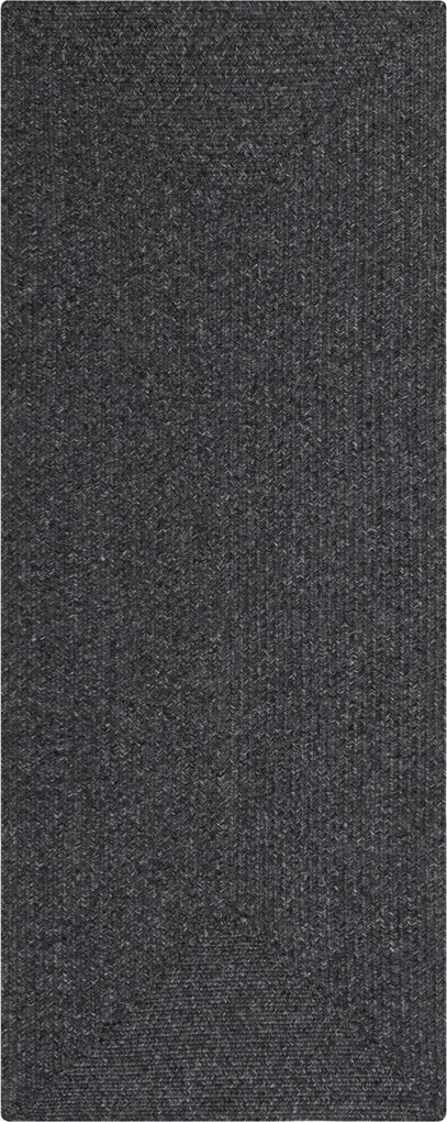 Kusový koberec Braided 105550 Dark Grey – na von aj na doma, 160x230, šedá, chodba / predsieň, Hanse Home