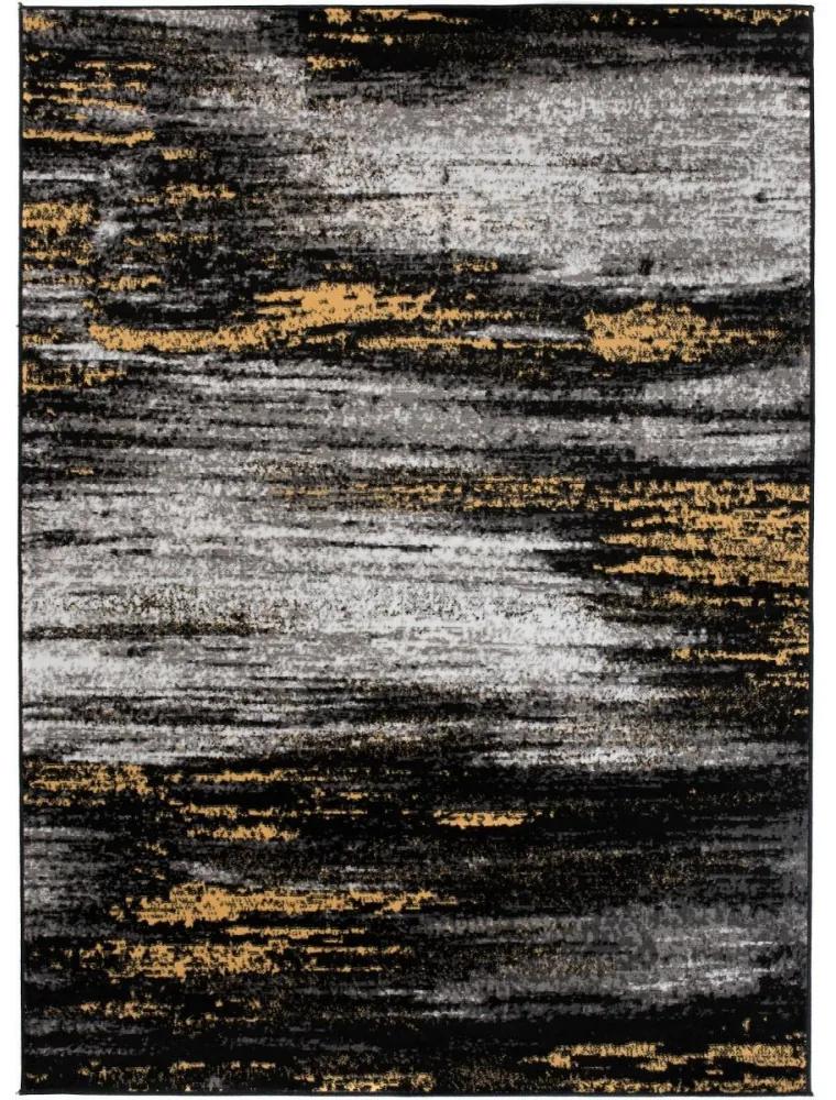Kusový koberec PP Prince černožlutý 200x300cm