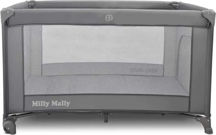 Dětská cestovní postýlka Milly Mally Mirage v přenosné tašce grey