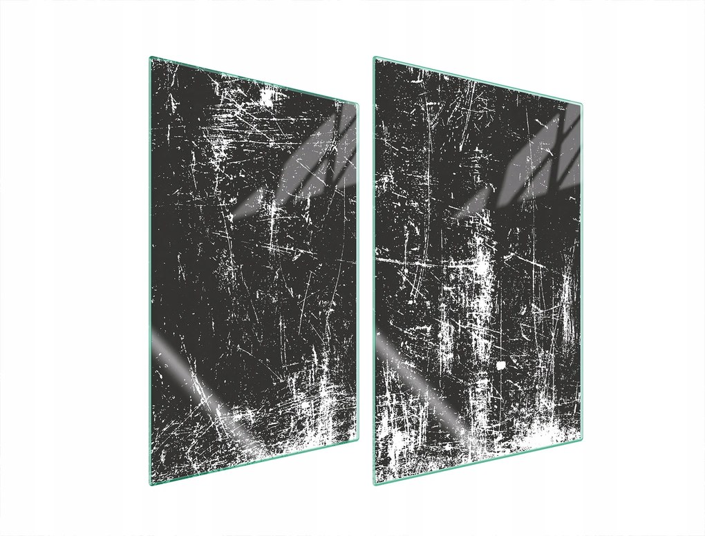 Skleněná Ochranná Deska Do Kuchyně 2x35x52 Šedé Tvrzené Sklo