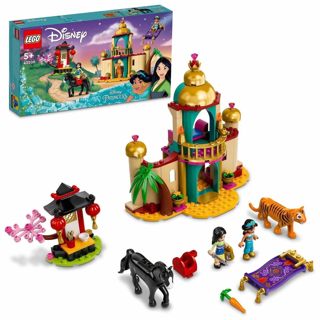 Lego stavebnice lego i disney princess 43208 dobrodružství jasmíny a mulan