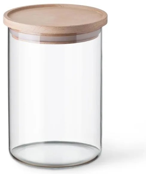 SIMAX NÁDOBA S DŘEVĚNÝM VÍKEM 800 ML