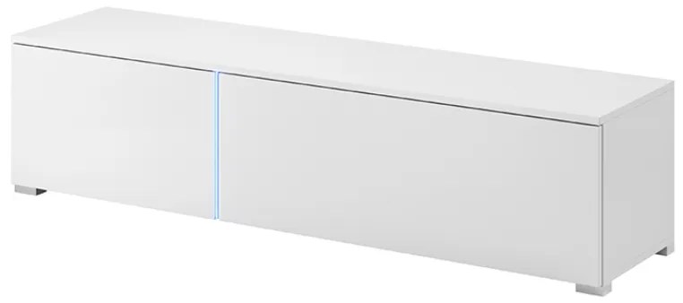 MAXIVA Skříňka pod TV - SIMPLE SRTV151, bílá/lesklá bílá