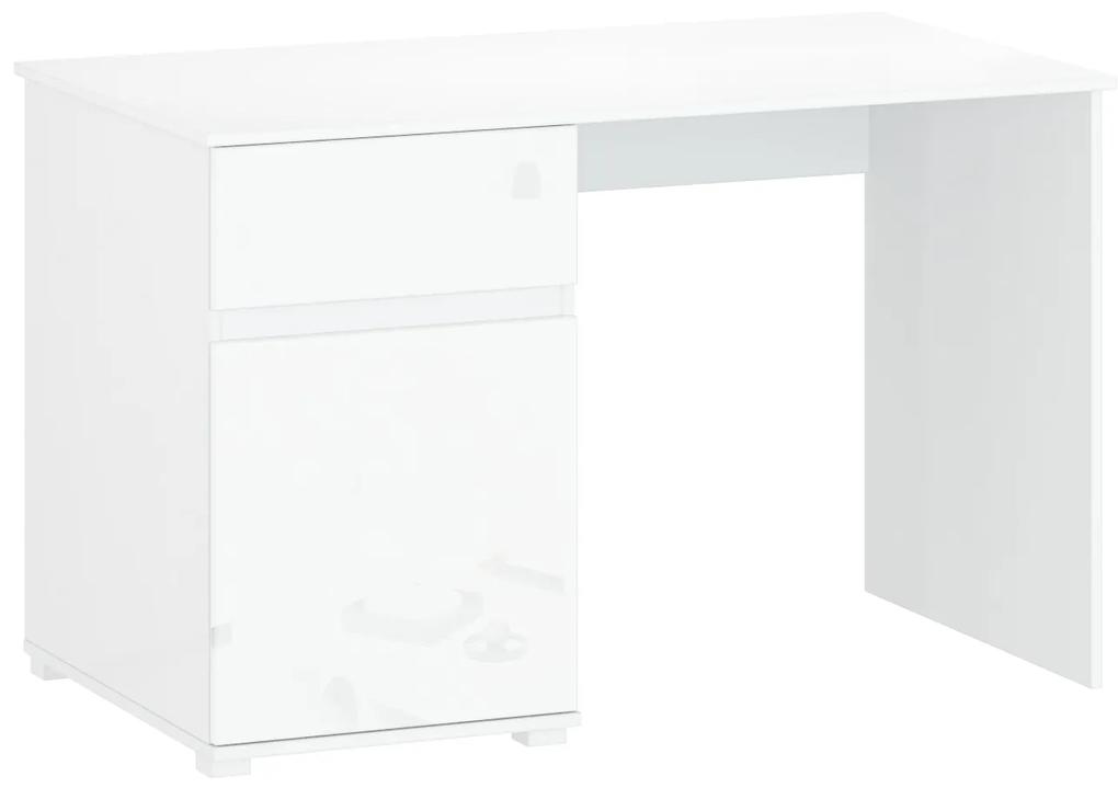 PC stolek Leona (bílá lesklá). 1053015