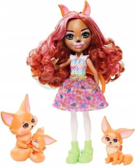 Panenka MATTEL ENCHANTIMALS s liškou Fennec Fox HNT60