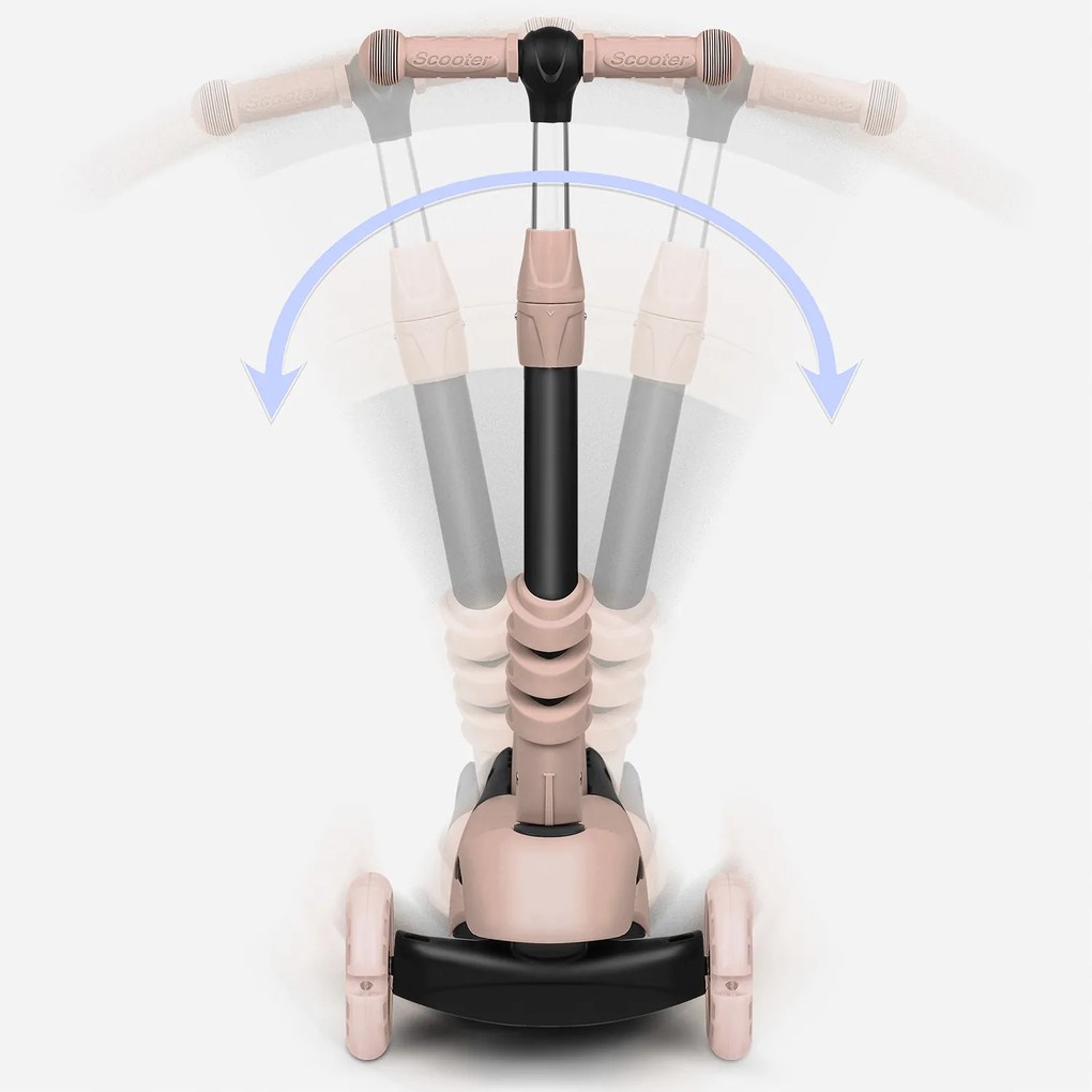 Ricokids Todi tříkolová koloběžka - béžová - Poškozený obal