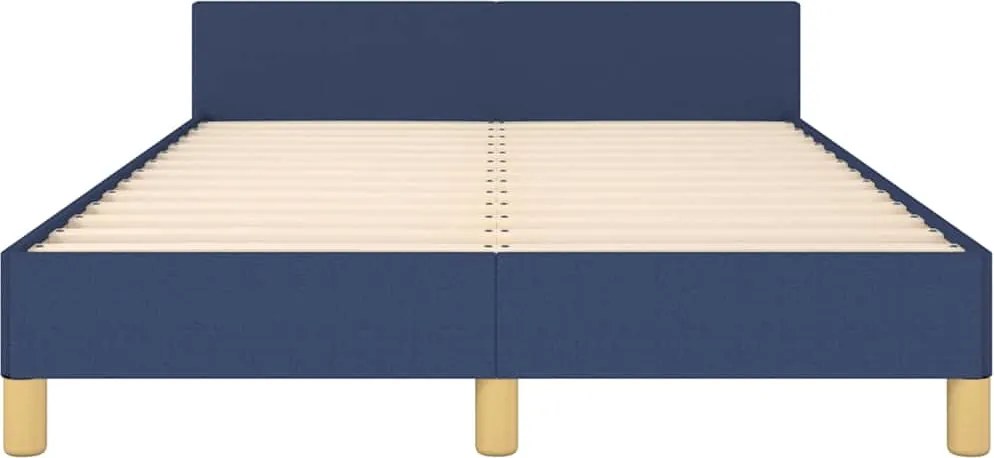 Rám postele bez matrace modrá 120x200 cm textil 3124966