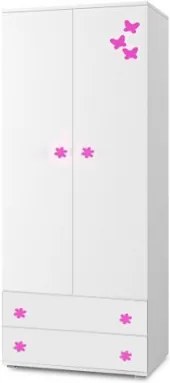 Simba 1(korpus bílá/front bílá a růžový motýlek)