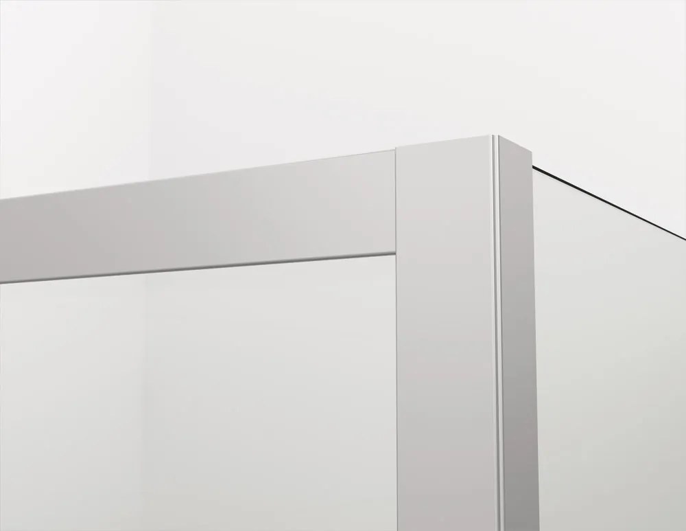 Sanswiss TOP-LINE S TLSP jednokřídlé sprchové dveře 100 cm Profil: Bílá, Sklo: Linie 51