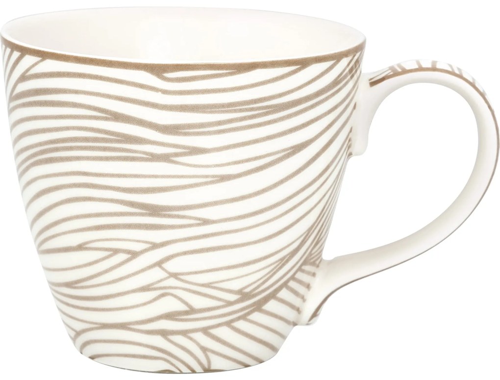 GREEN GATE Hrnek Wilja Beige 300 ml, béžová barva, porcelán