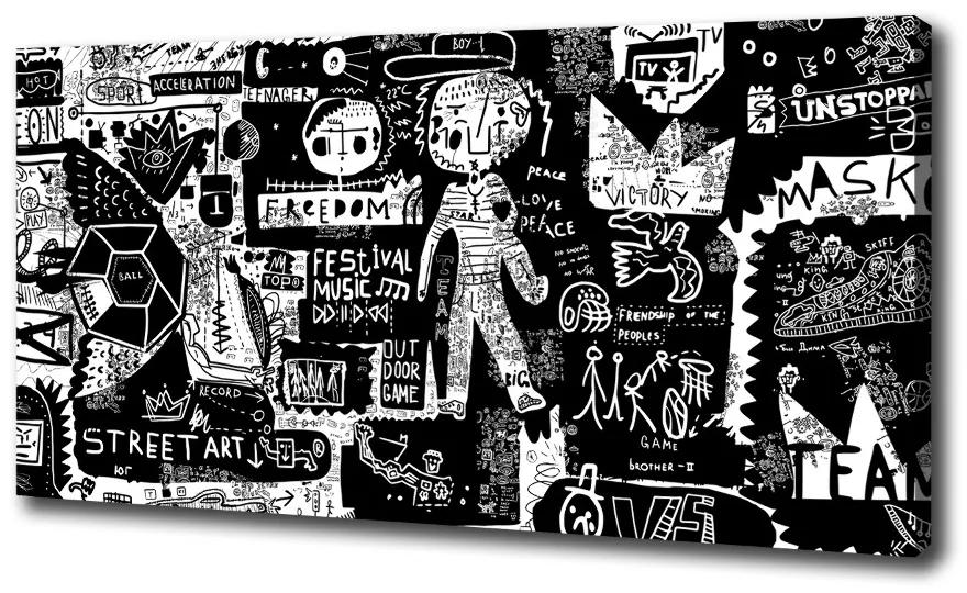 Wallmuralia Foto-obraz canvas do obýváku Graffiti 100x50