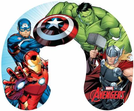 Jerry Fabrics Cestovní polštářek Avengers, 40 x 40 cm