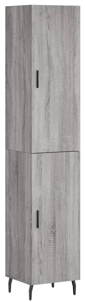 Skříň highboard šedá sonoma 34,5 x 34 x 180 cm kompozitní dřevo,  3198807