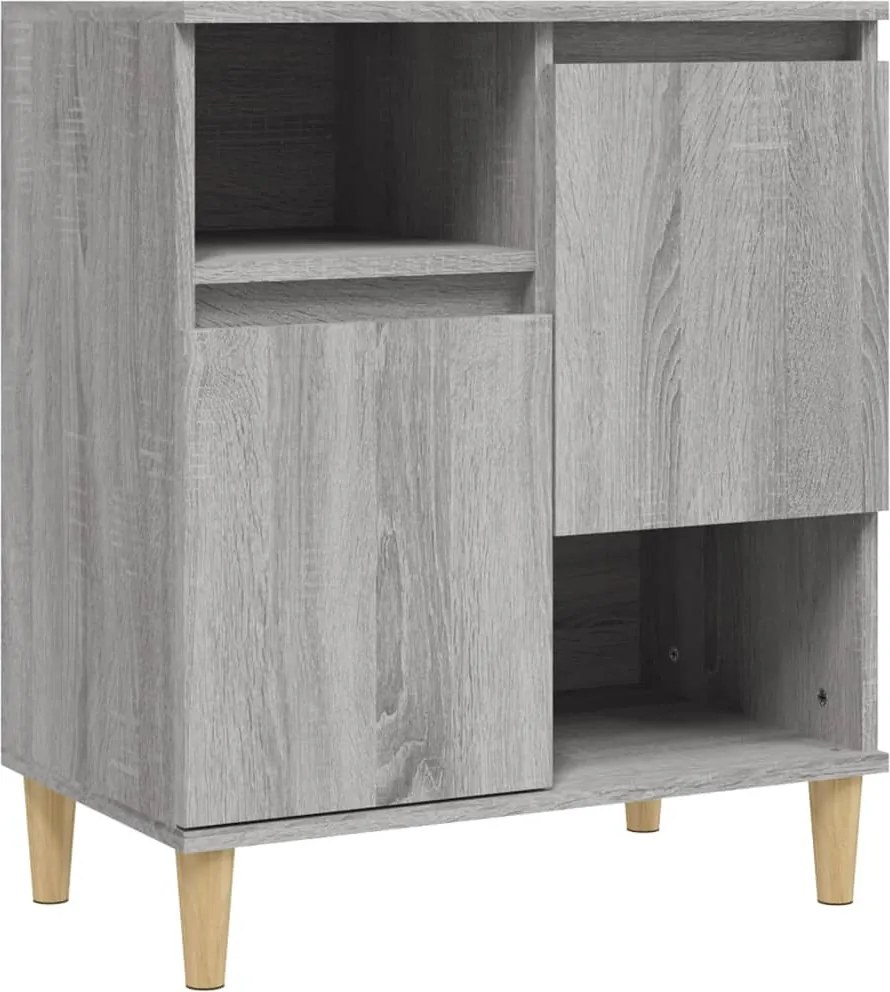 Příborníky 2 ks šedé sonoma 60 x 35 x 70 cm kompozitní dřevo 3185725