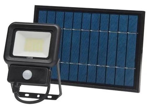 Kobi | LED Venkovní solární reflektor se senzorem LED/20W/3,7V 6500K IP65 | KB0167