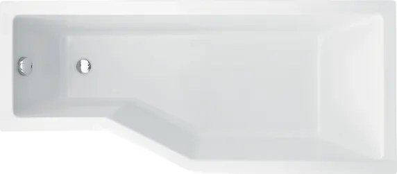 Besco Akrylátová atypická vana INTEGRA 150x75 (170x75) Barva: Bílá, Rozměry (cm): 150x75, Orientace: Levá