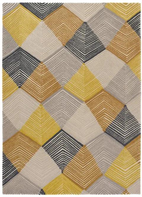 Vlněný kusový koberec Harlequin Rhythm Saffron 40906 Brink & Campman 140 x 200
